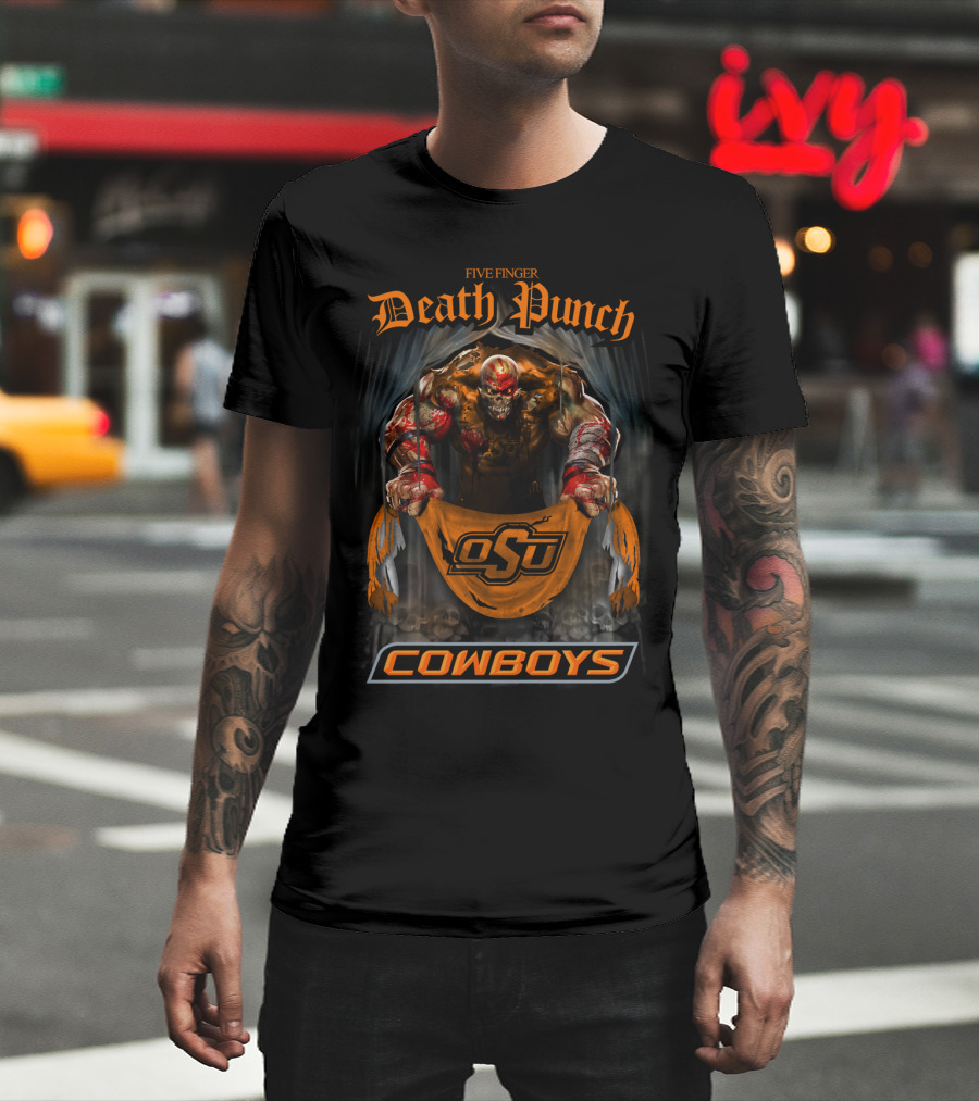Five Finger Death Punch OSU Cowboys T-Shirt