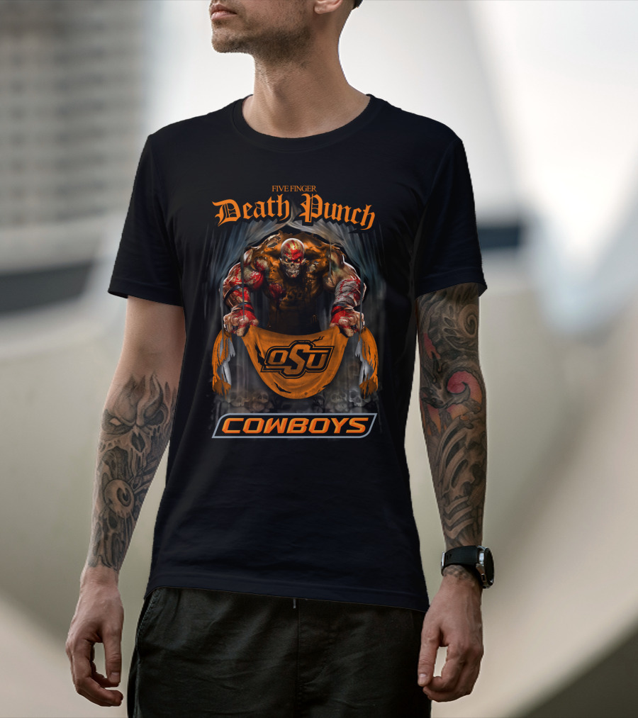 Five Finger Death Punch OSU Cowboys T-Shirt