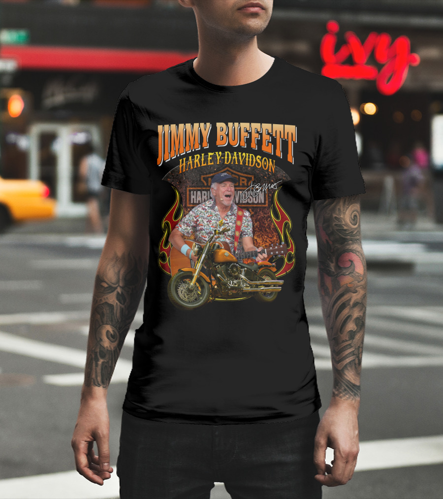 Jimmy Buffett Harley Davidson T-Shirt