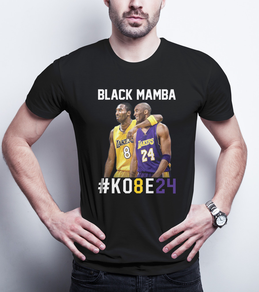 BLACK MAMBA LAKERS KOBE 8 24 T-Shirt