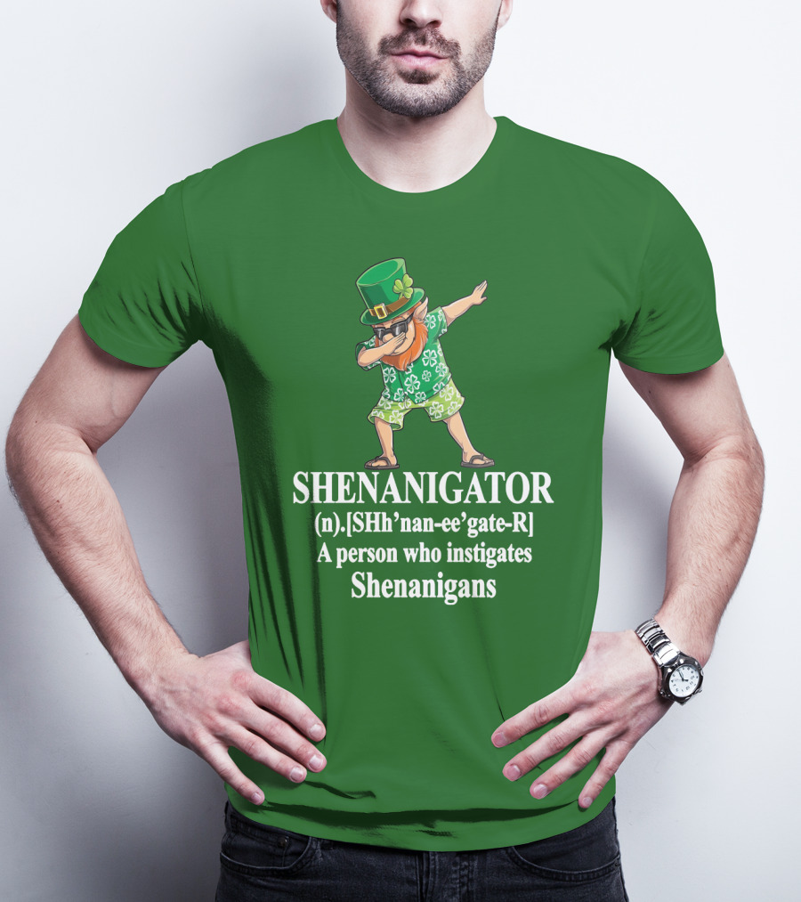 SHENANIGATOR Definition Celtic Inspired Mischief Instigator T-Shirt