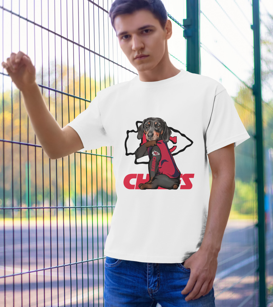 Dachshund Chiefs Kc Chiefs T-Shirt