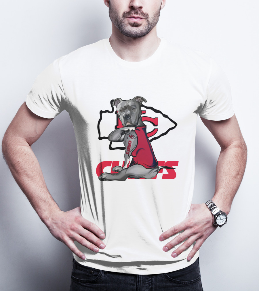 Kansas City Chiefs Pitbull Nfl T-Shirt