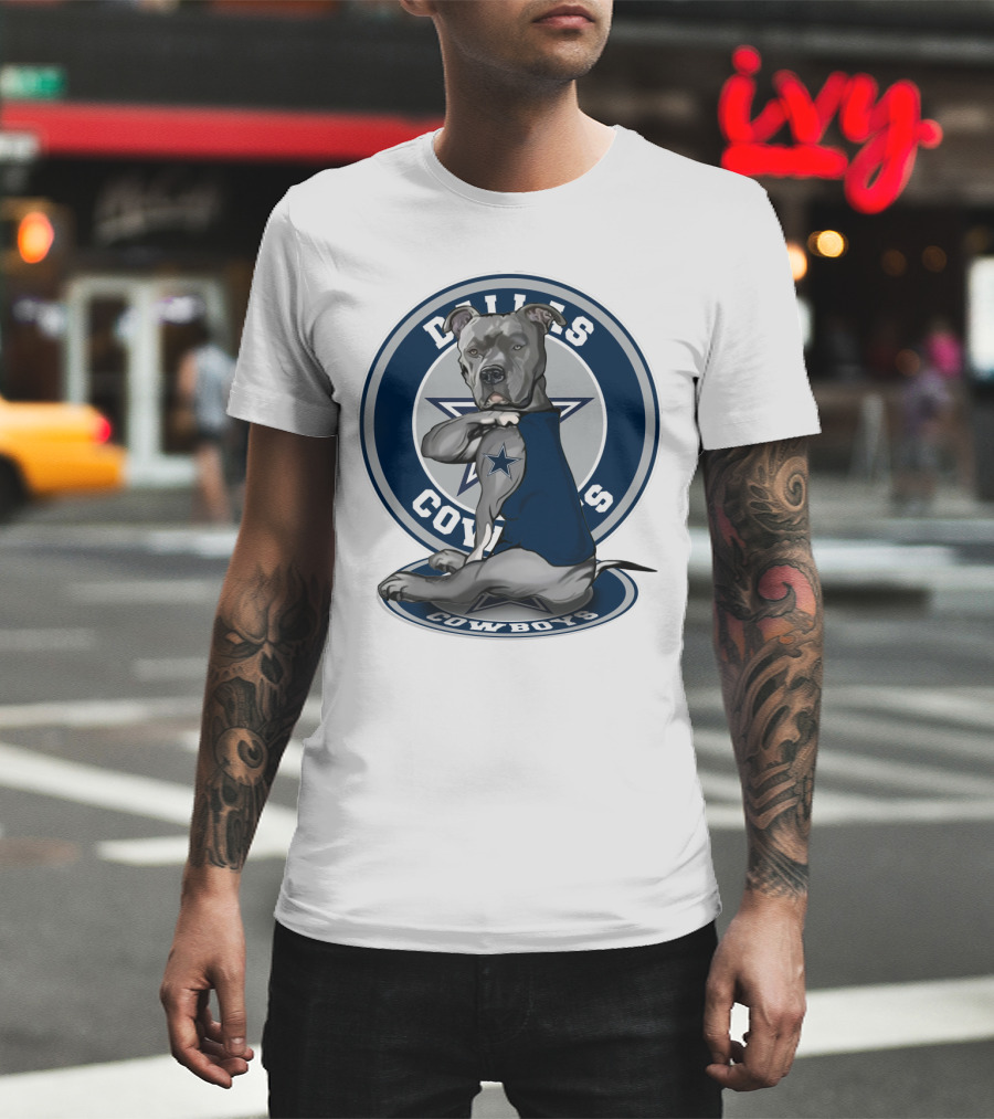 Dallas Cowboys Pitbull Star T-Shirt