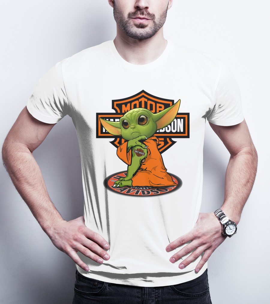 Harley Davidson Yoda Motorcycles T-Shirt