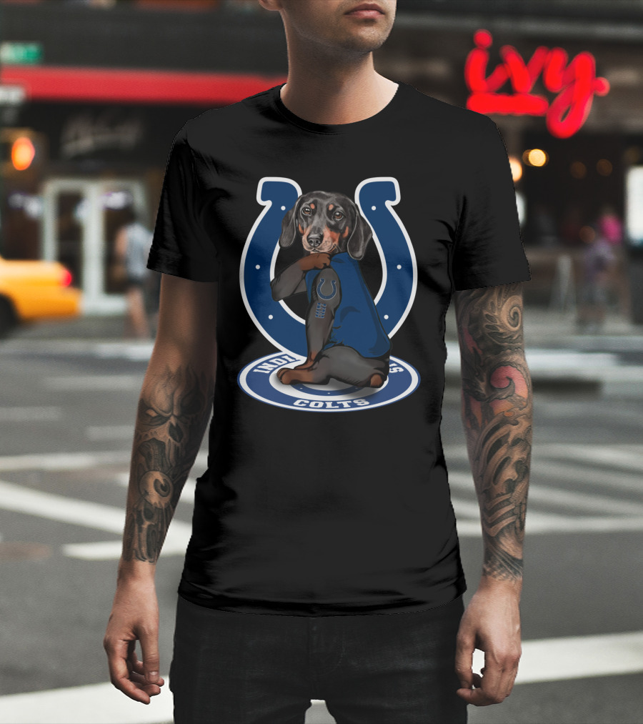 Indianapolis Colts Dachshunds Fan T-Shirt