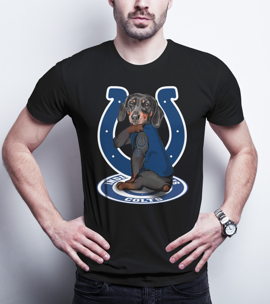 Indianapolis Colts Dachshunds Fan T-Shirt