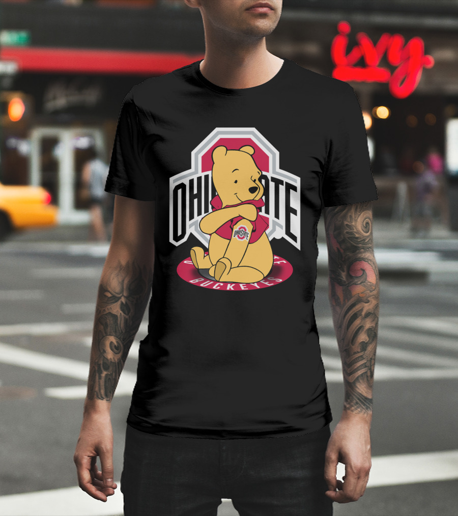 Ohio State Pooh Bear Buckeyes T-Shirt