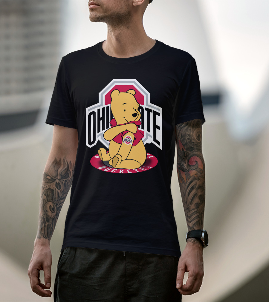 Ohio State Pooh Bear Buckeyes T-Shirt