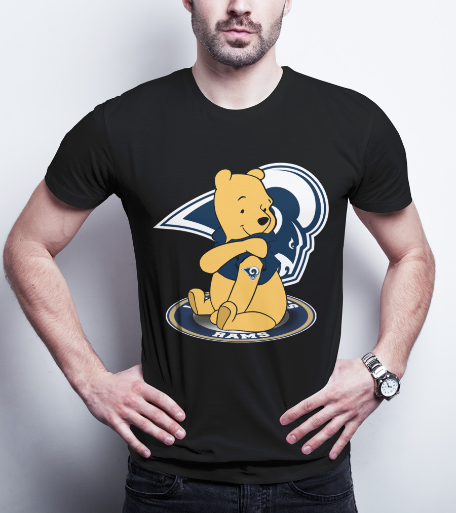 Pooh Rams LA Football Bear T-Shirt