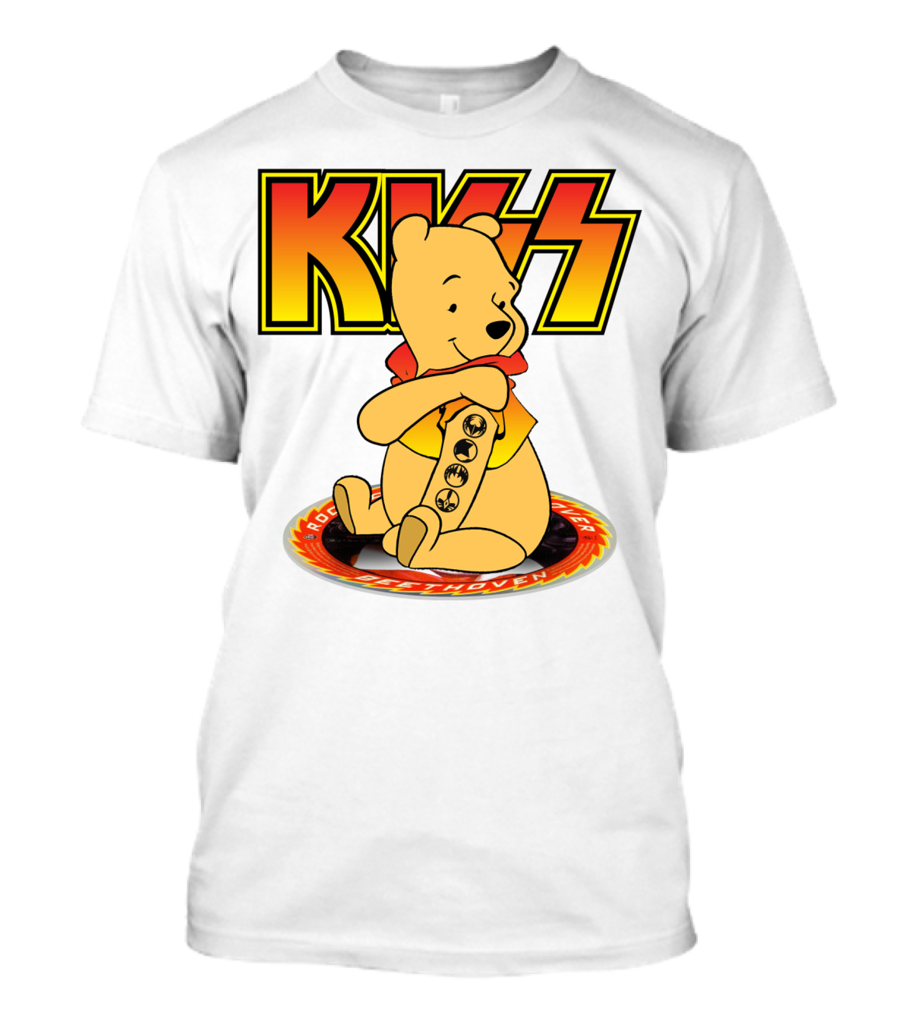 KISS Pooh Beethoven Band T-Shirt