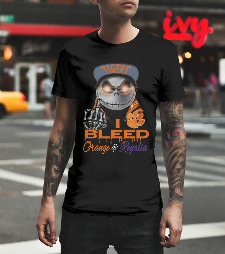 Tigers I Bleed Orange & Regalia T-Shirt