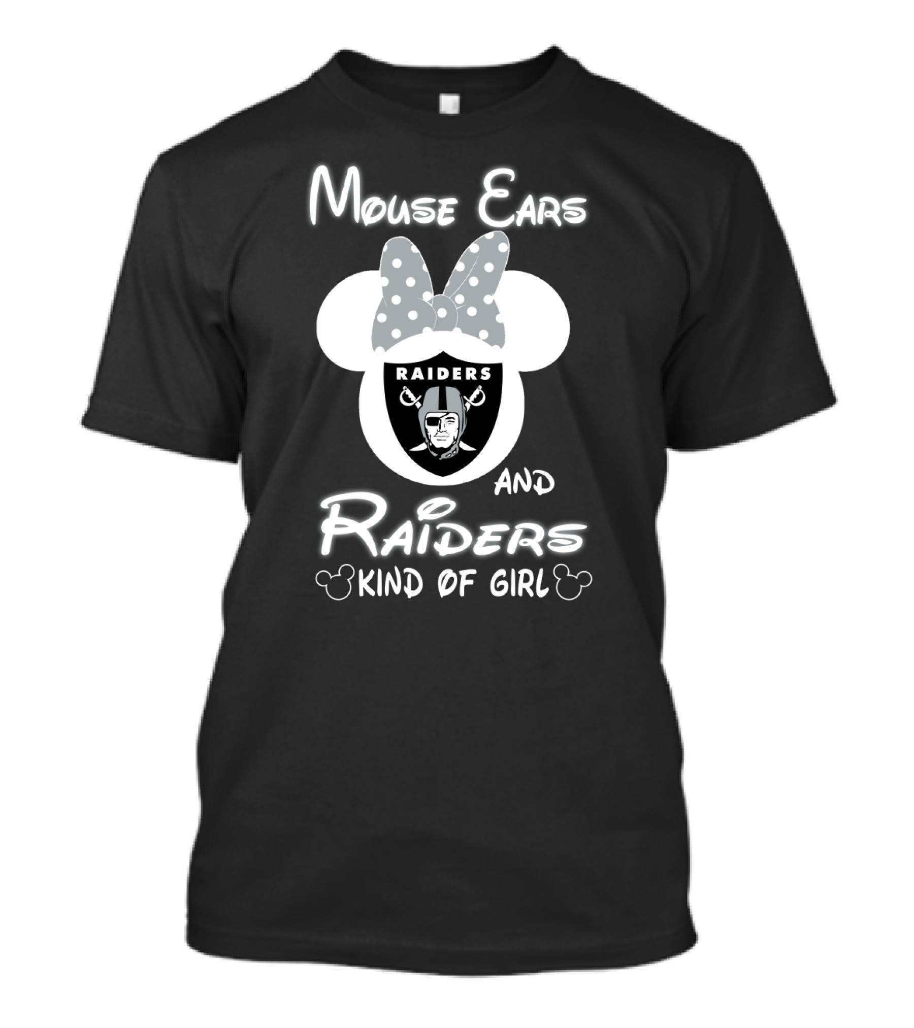 Mouse Ears And Raiders Kind Of Girl T-Shirt