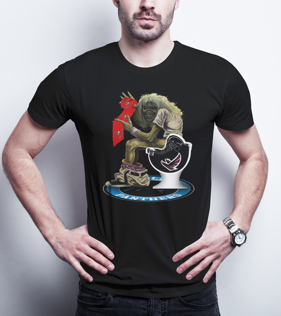 Panthers And Buccaneers Icon With Eddie T-Shirt
