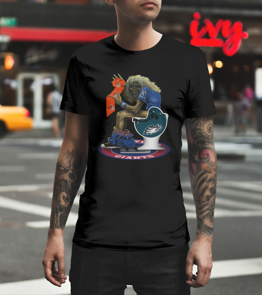 Eddie Giants Browns Eagles Nfl Rivalry T-Shirt