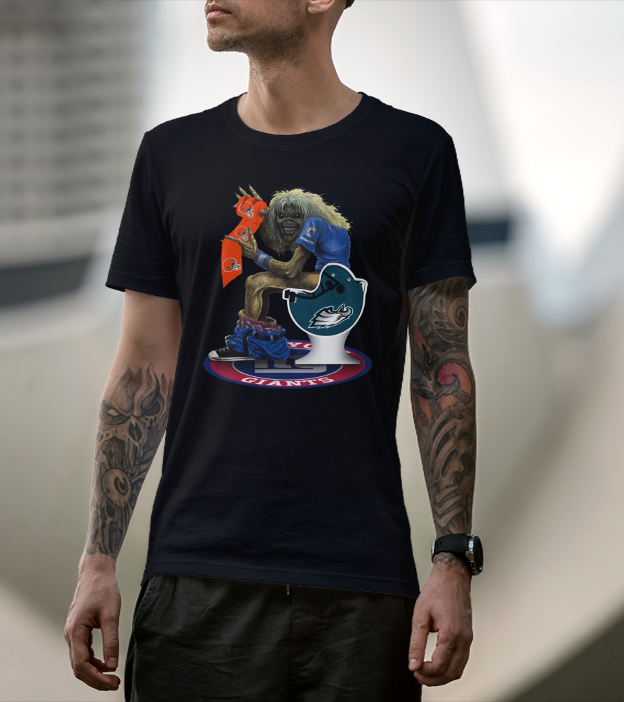 Eddie Giants Browns Eagles Nfl Rivalry T-Shirt