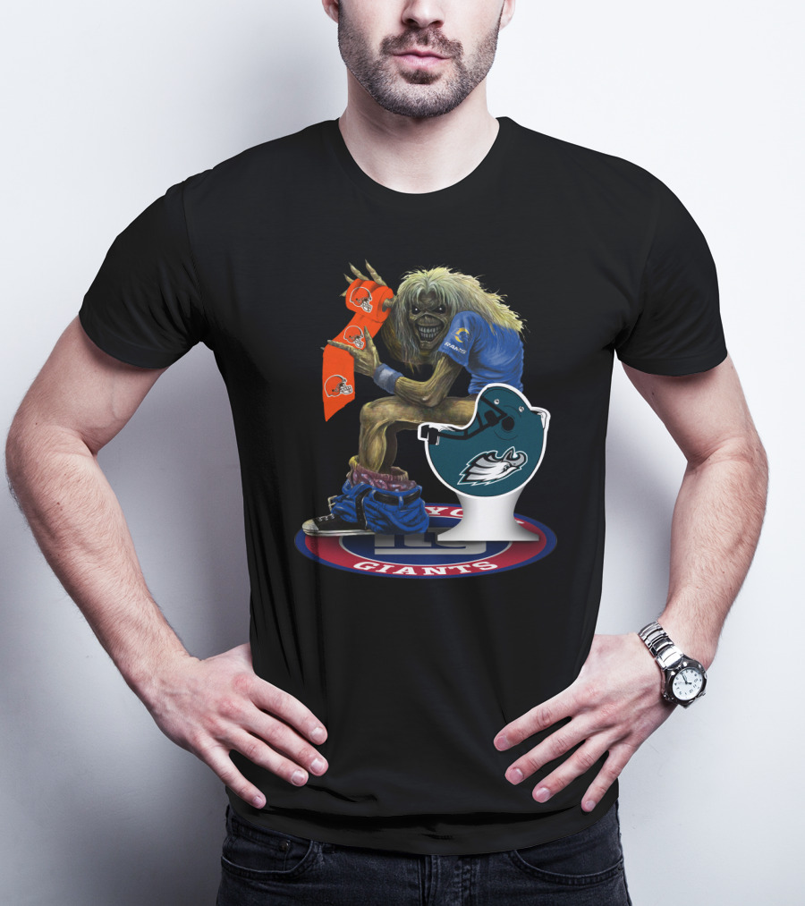 Eddie Giants Browns Eagles Nfl Rivalry T-Shirt