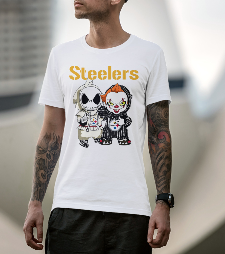 Steelers Jack Pennywise Cartoon Characters T-Shirt