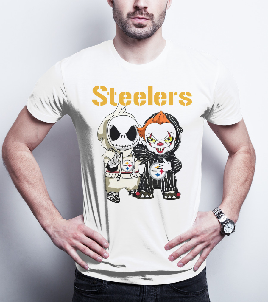 Steelers Jack Pennywise Cartoon Characters T-Shirt