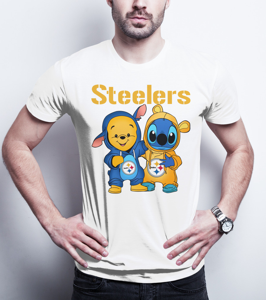 Steelers Pooh Stitch T-Shirt