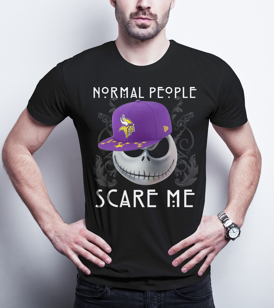 NORMAL PEOPLE SCARE ME JACK VIKINGS T-Shirt