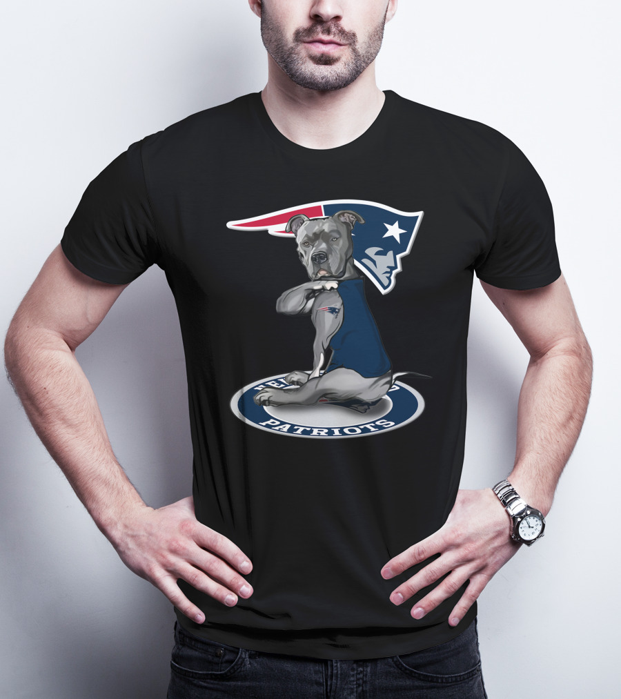19 New England Patriots Dog T-Shirt
