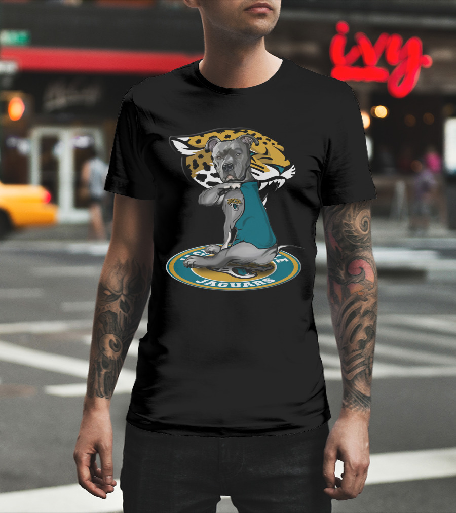 15 Jacksonville Jaguars Dog Fan With Team T-Shirt