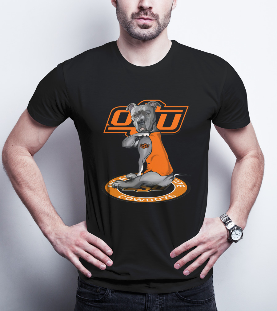Osu Oklahoma State Cowboys Dog Mascot T-Shirt