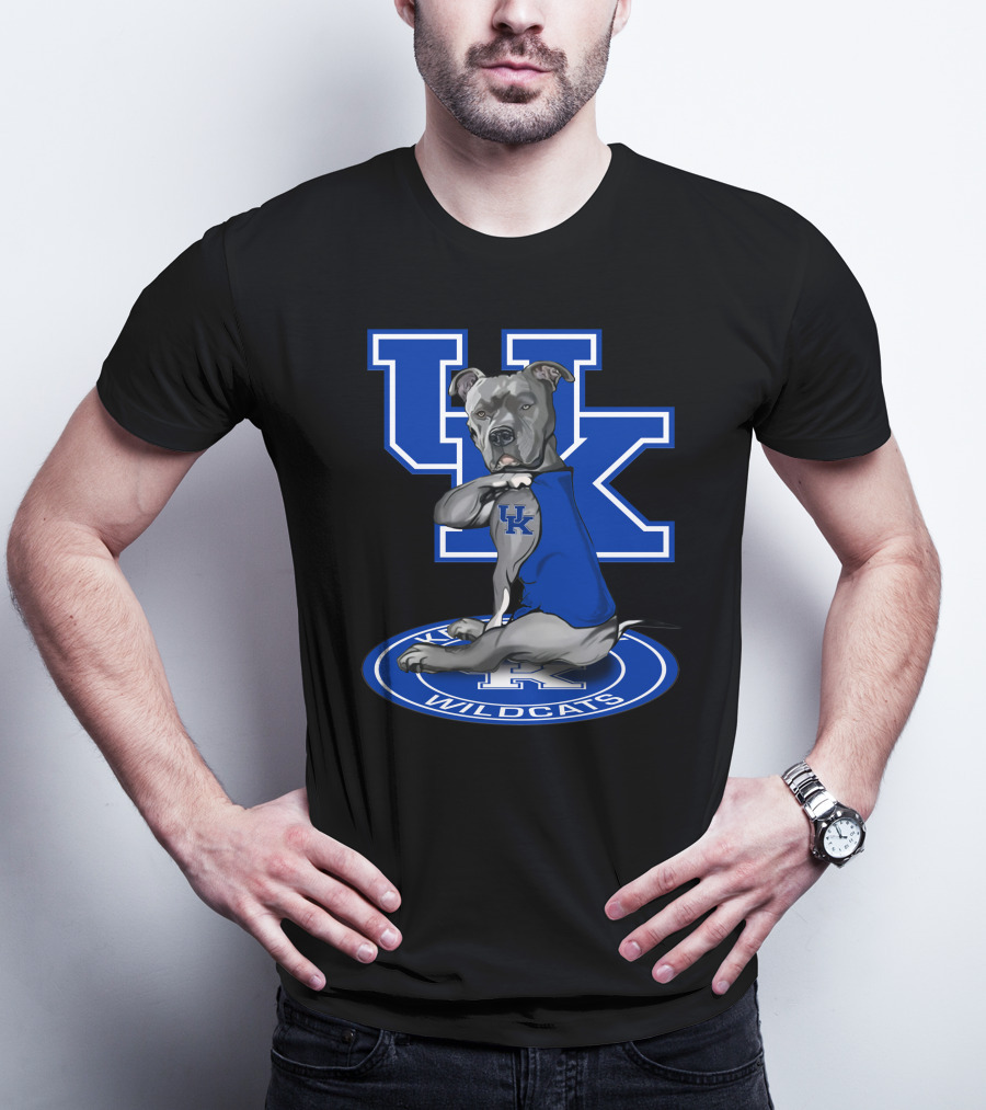 Uk Wildcats Pit Bull Mascot Tattoo Kentucky Wildcats T-Shirt