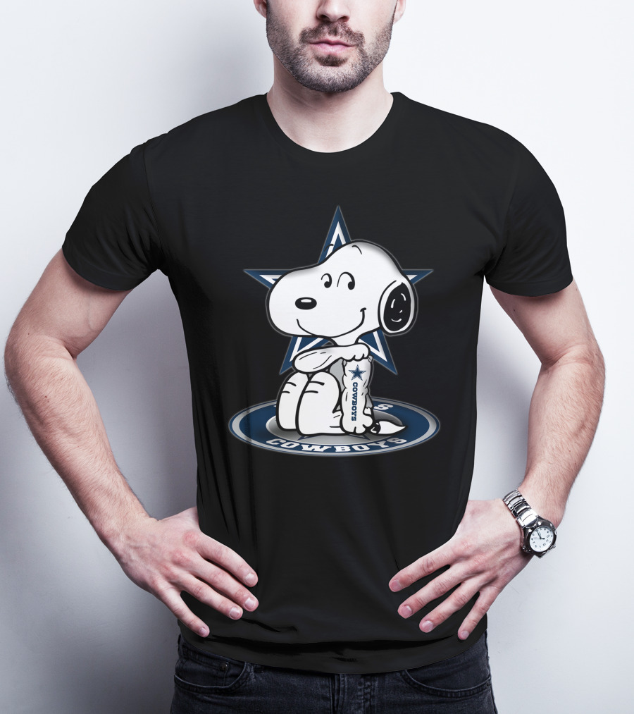 Snoopy Dallas Cowboys Star Logo T-Shirt