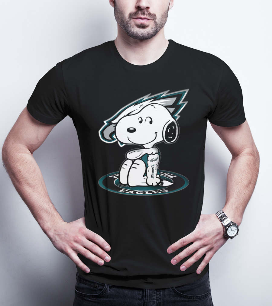 Snoopy Tattoo Philadelphia Eagles T-Shirt