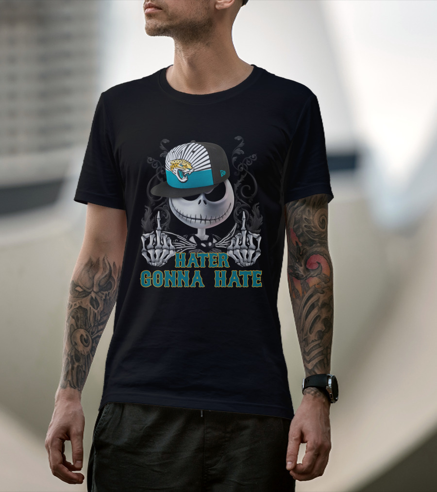 Hater Gonna Hate Jacksonville Jaguars Skeleton T-Shirt