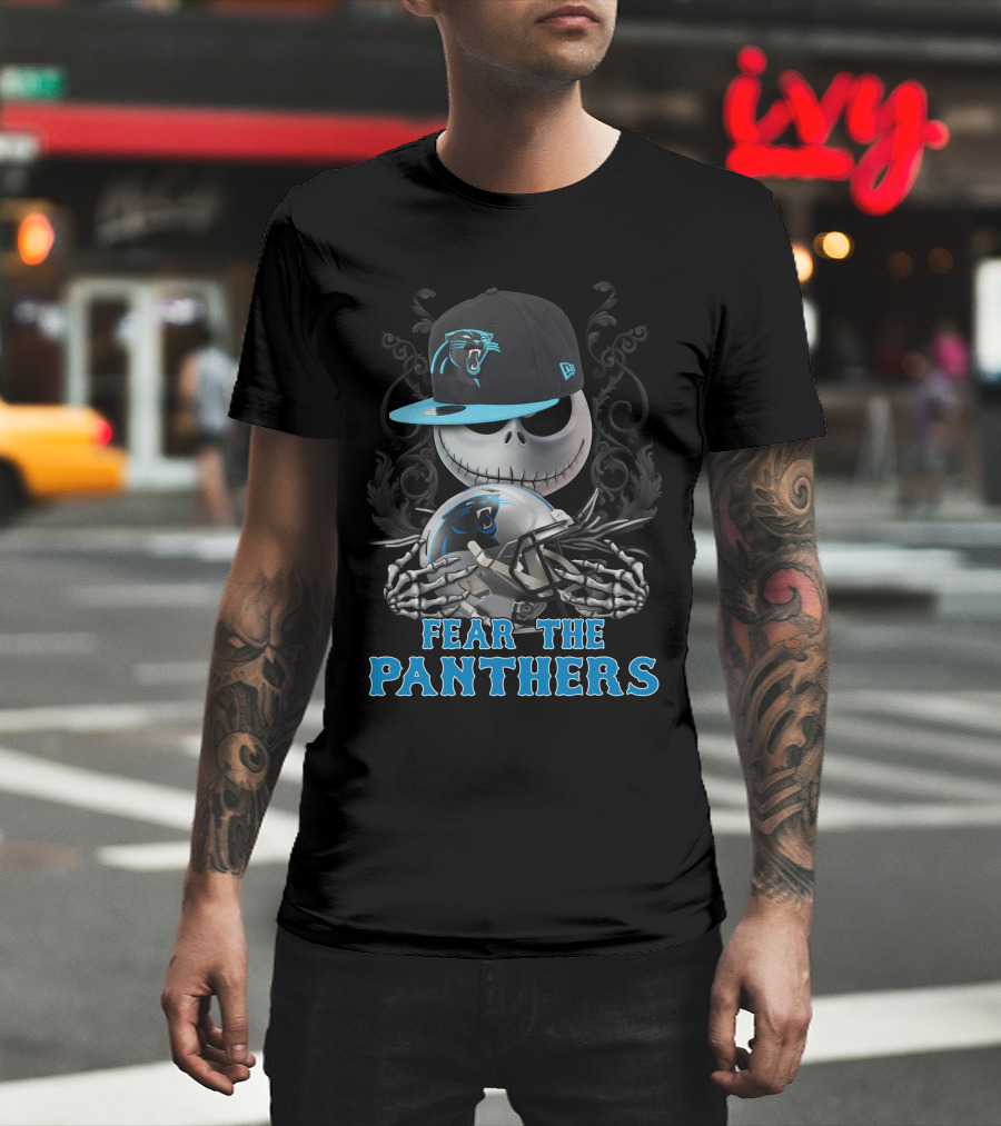Fear The Panthers Carolina Panthers Ds001-05 T-Shirt