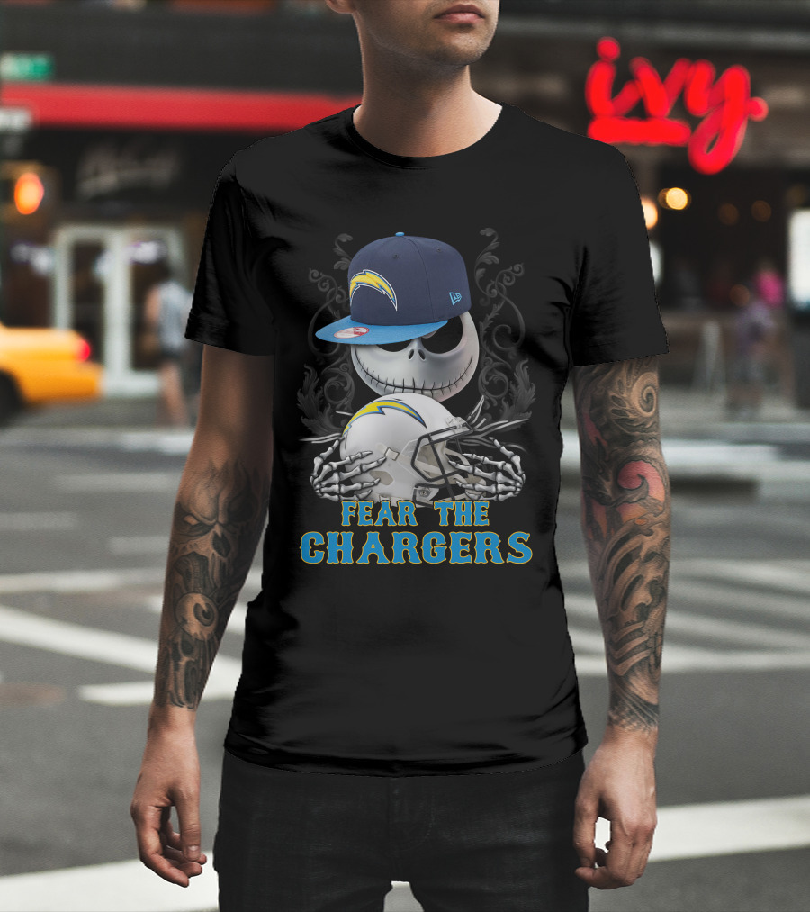 Fear The Chargers Los Angeles Ds001-27 T-Shirt