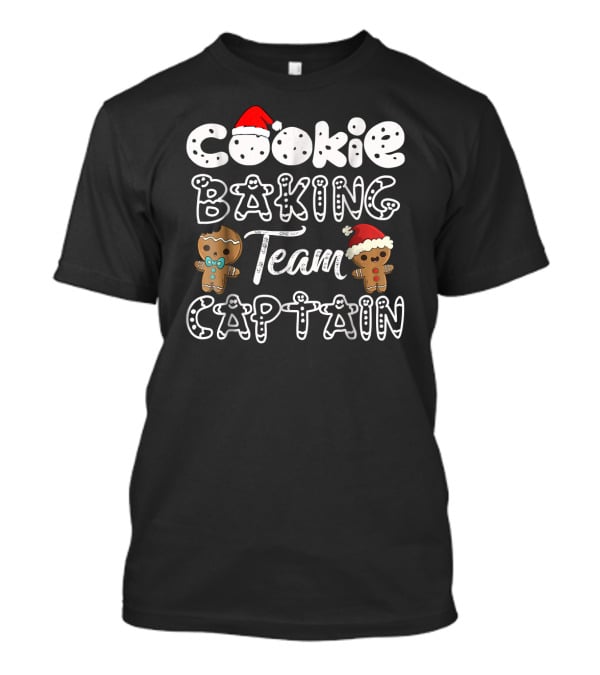 Cookie Baking Team Captain Gingerbread Christmas T-Shirt
