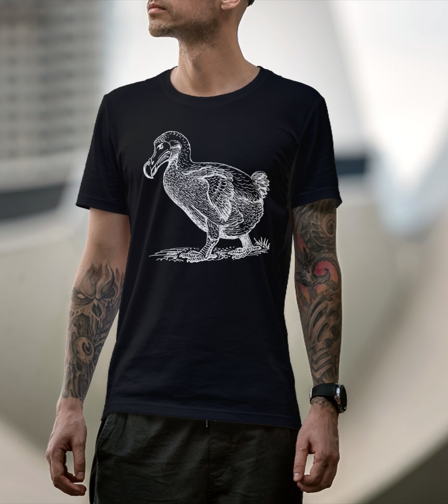 Cool Extinct Dodo Bird Fun Hipster T-Shirt