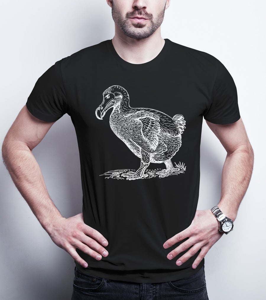 Cool Extinct Dodo Bird Fun Hipster T-Shirt