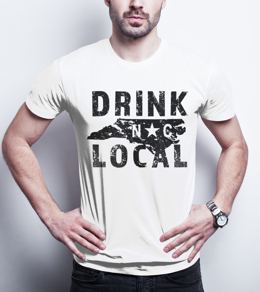 Drink Local NC North Carolina Craft Beer T-Shirt