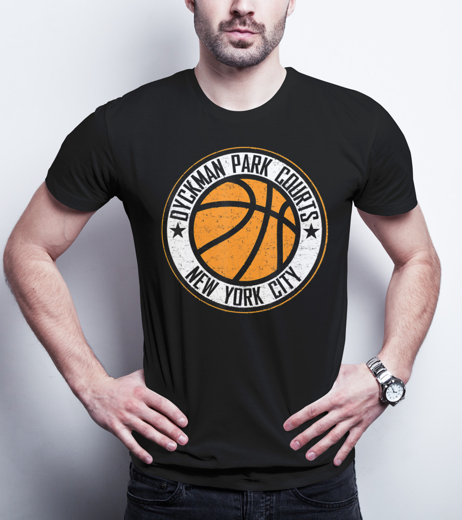 Dyckman Park Courts Basketball New York City T-Shirt