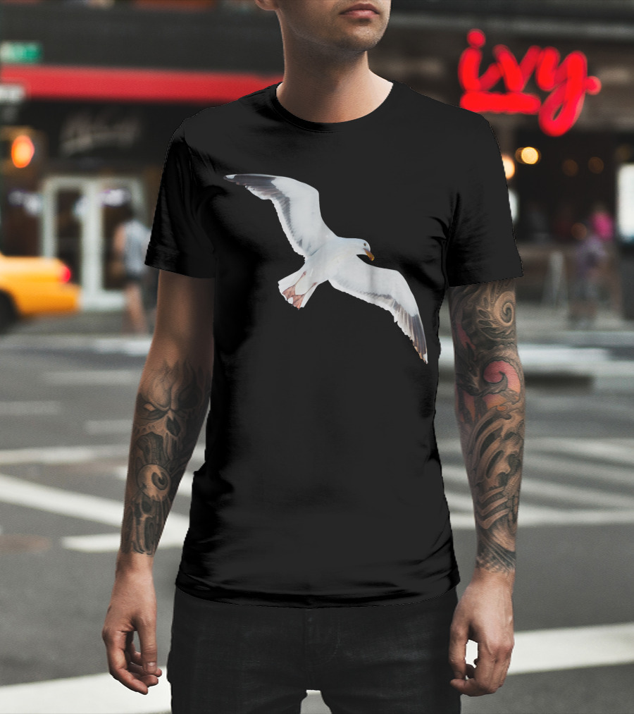 Majestic Flying Seagull For Seagull Lover T-Shirt