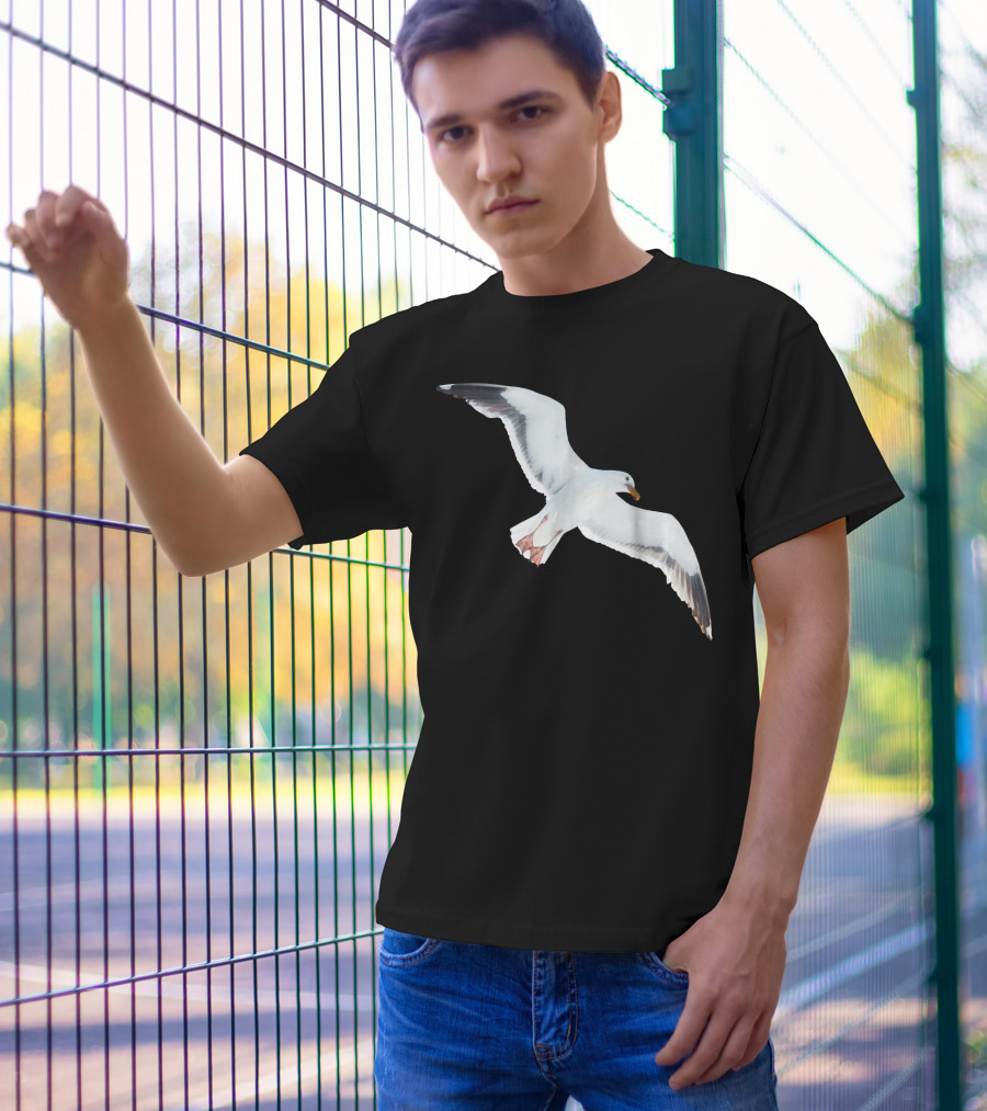 Majestic Flying Seagull For Seagull Lover T-Shirt
