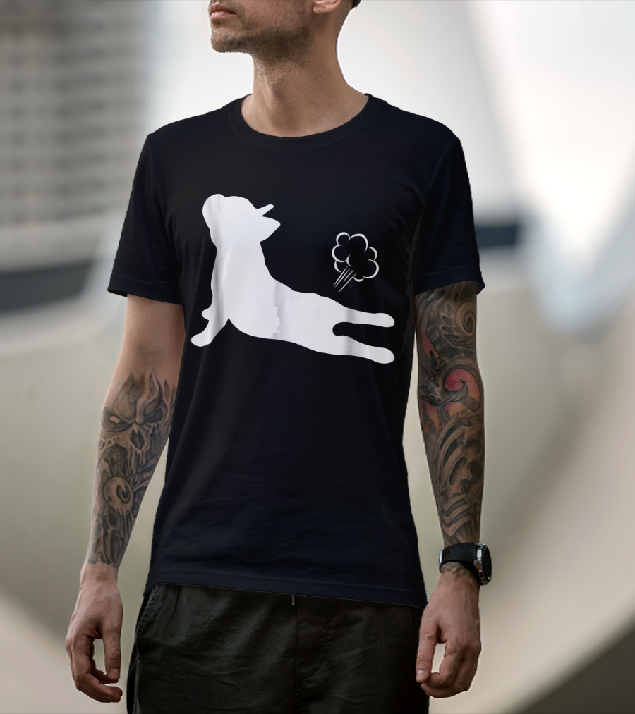 French Bulldog Yoga Exhale Pose Humor T-Shirt