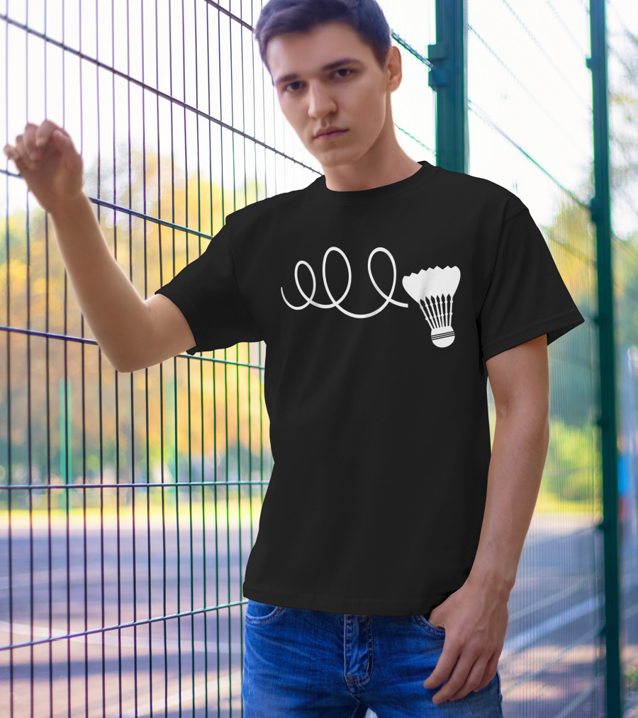 Elo Funny Badminton Shuttle Loop T-Shirt