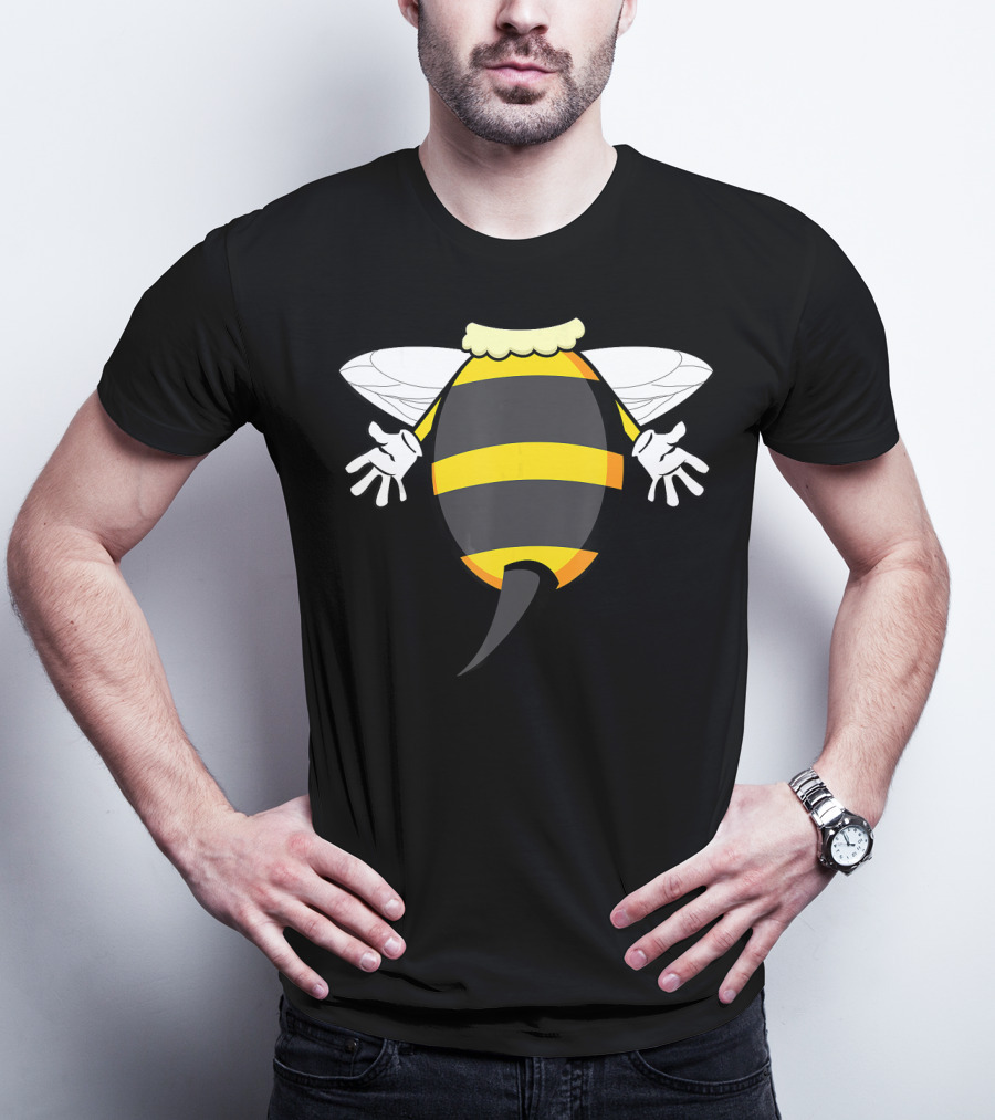 Funny Bee Costume Buzzing Honeybee Look T-Shirt