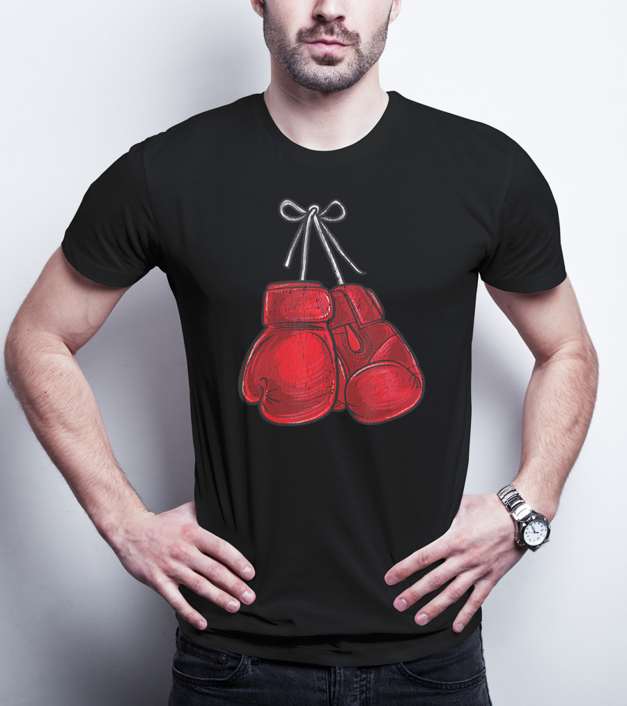 Boxer Red Boxing Gloves T-Shirt