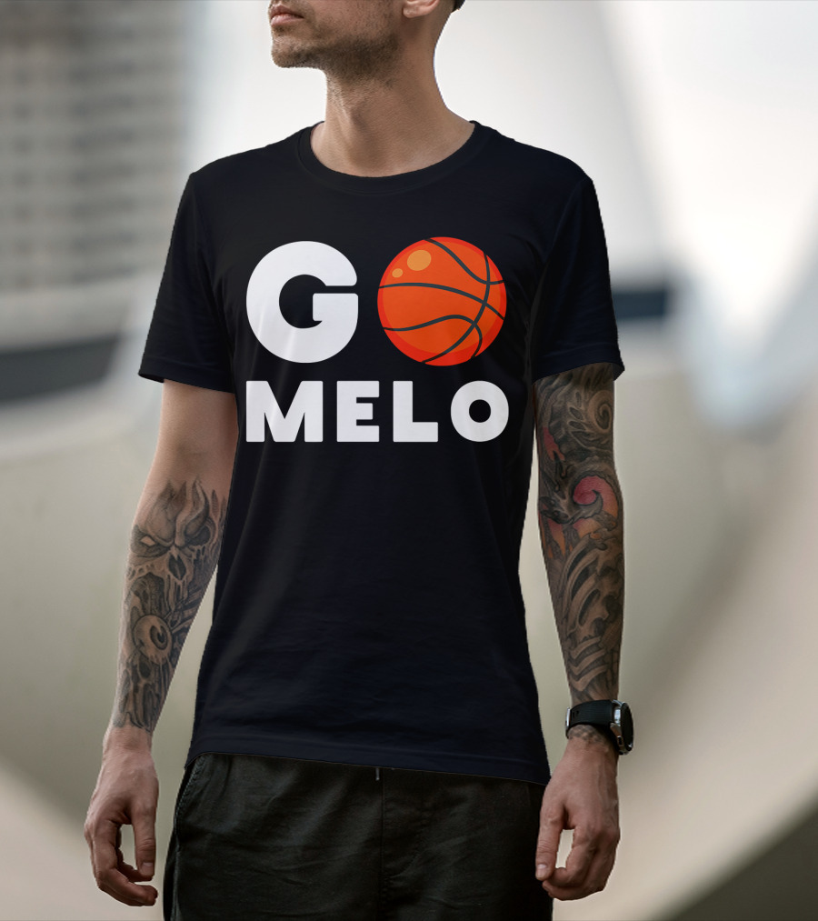 Go Melo Carmelo Basketball Enthusiast Gear T-Shirt
