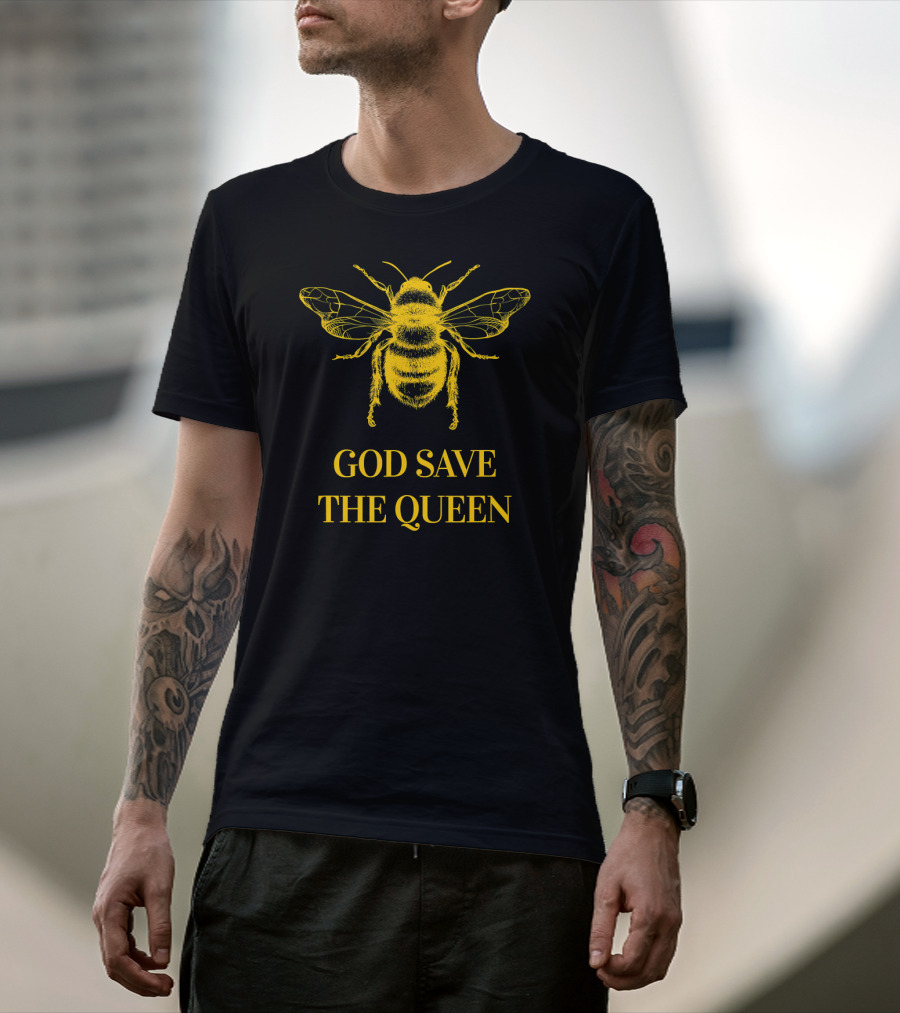 God Save The Queen Bumblebee Environmental T-Shirt