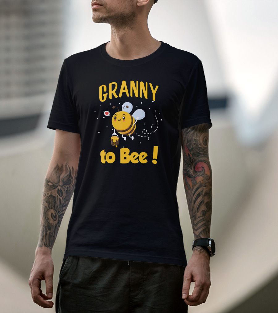 Granny To Bee Honeybee With Heart T-Shirt