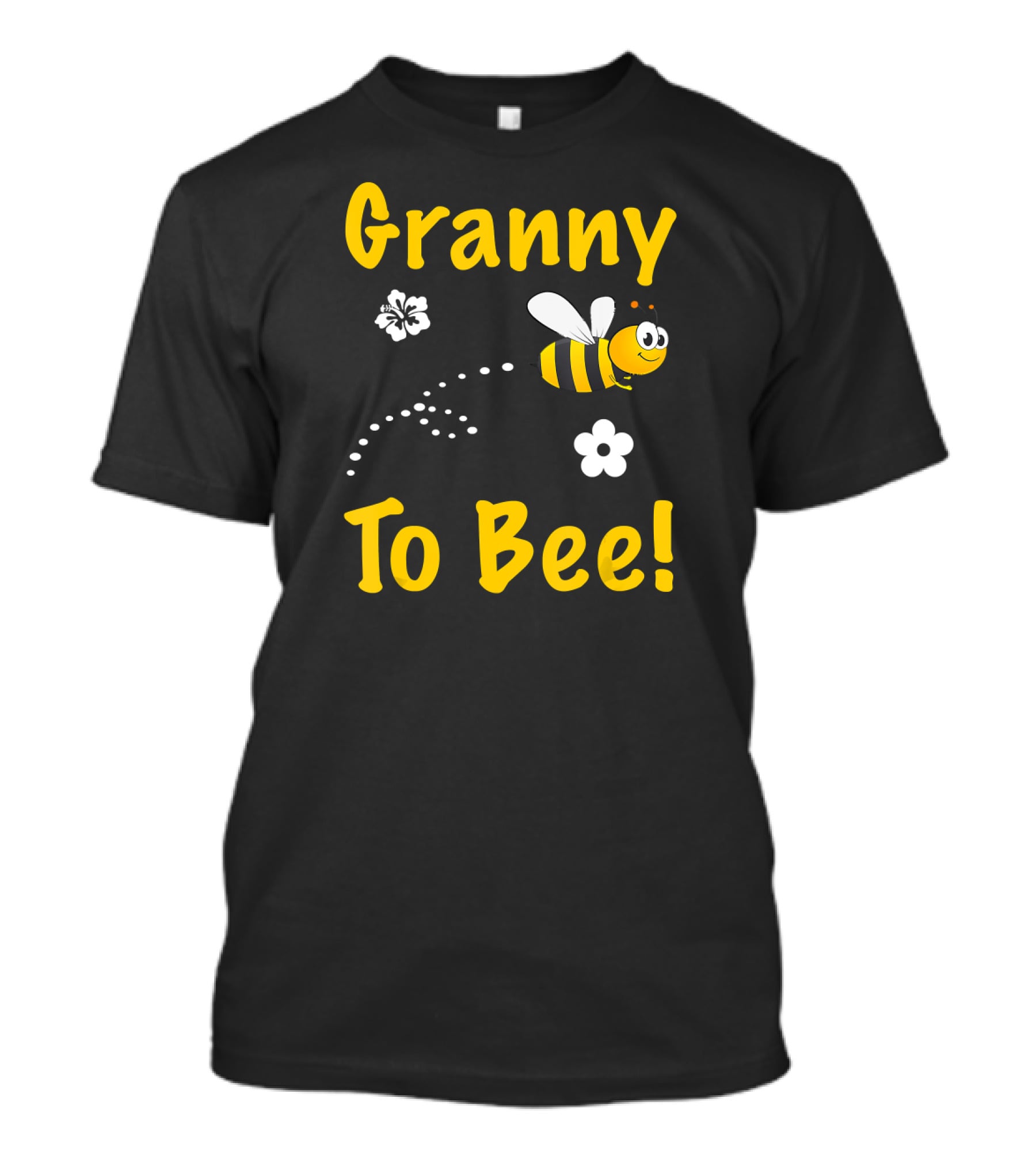 Granny To Bee Granny Bee Flowers T-Shirt