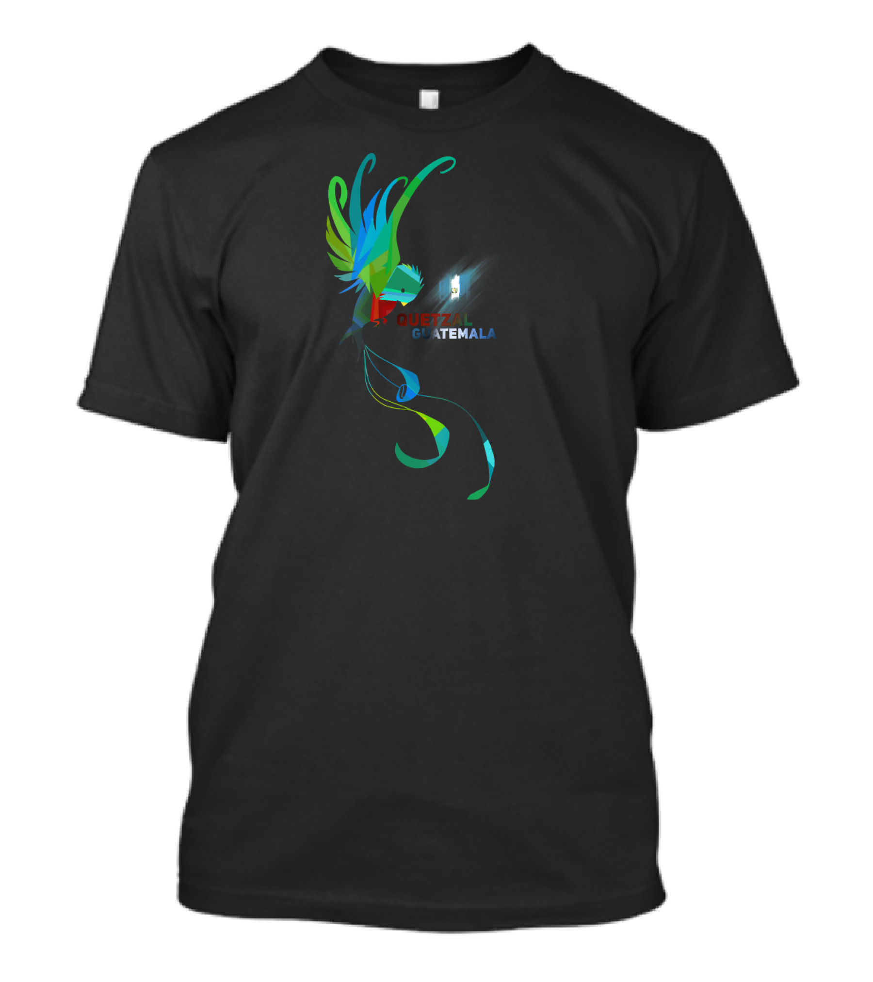 Quetzal Guatemala Vibrant National Bird T-Shirt